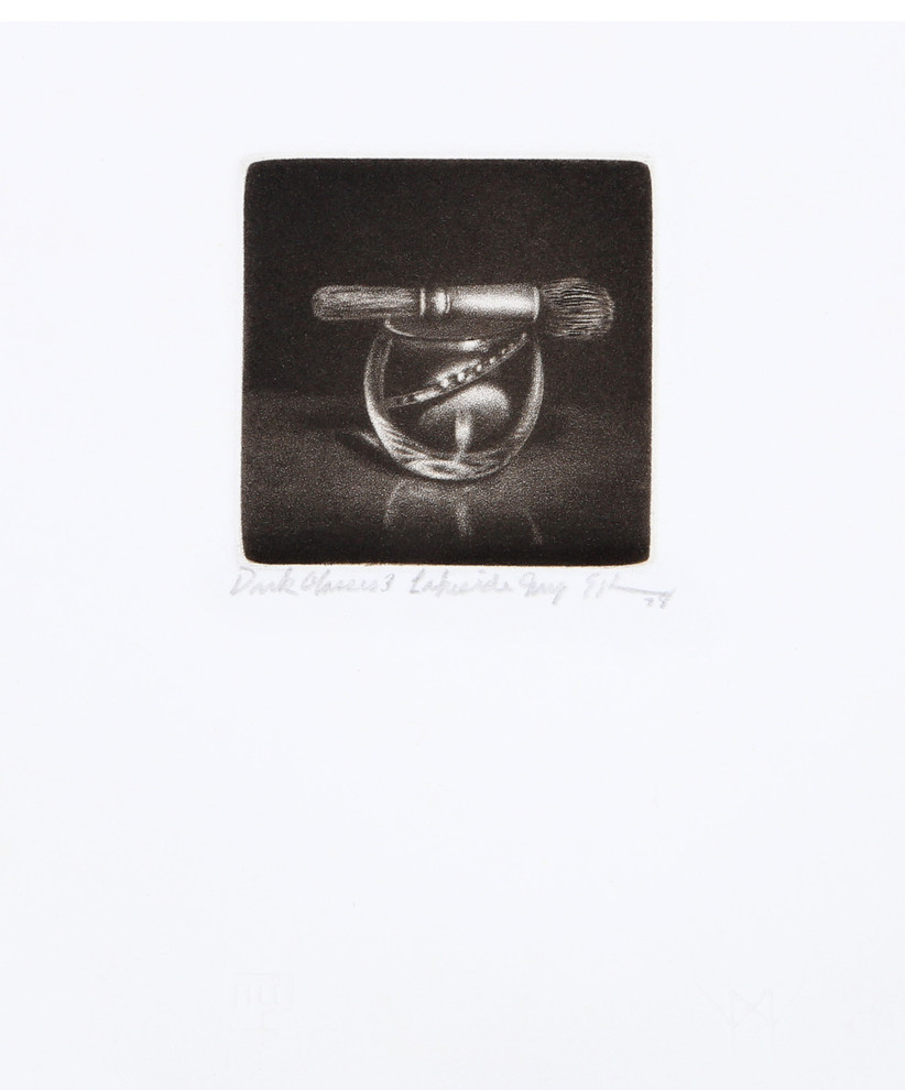 Robert Ecker, Dark Glasses 3, Mezzotint - Fine Art Prints - by ...