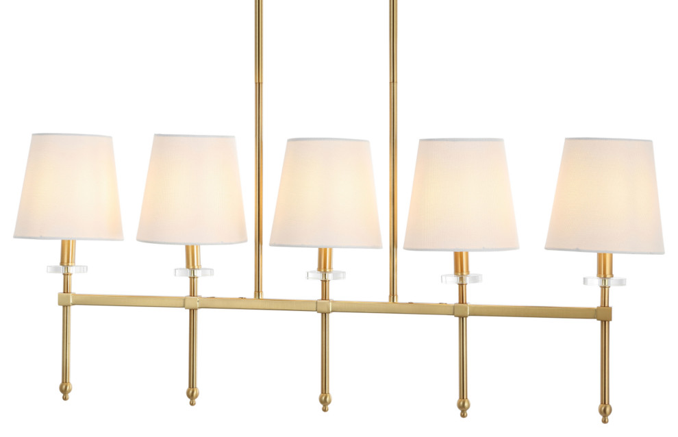 JONATHAN Y Lighting JYL9919 Sophie 5 Light 39"W LED Linear - Pendant ...