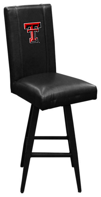 Swivel Bar Stool 2000, Texas Tech Red Raiders Logo - Midcentury - Bar ...