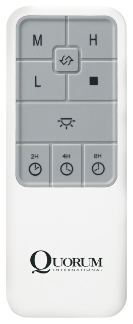 Ac Motor Remote / LED Fan Accessory, White - Modern - Ceiling Fan ...