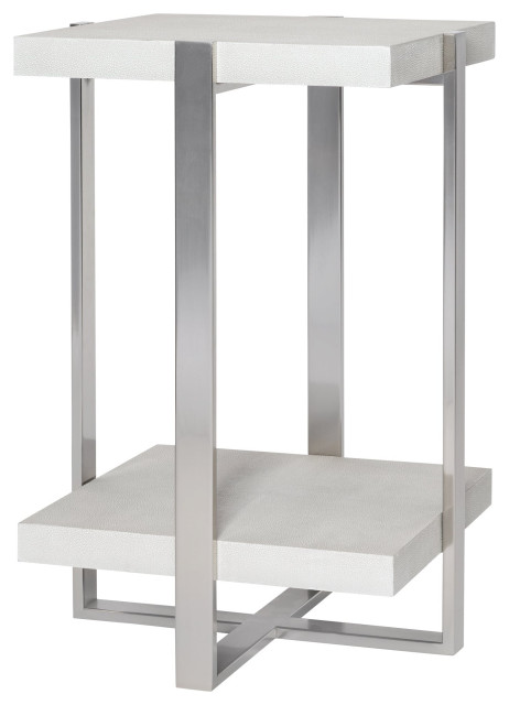 Uttermost Arnaut White Accent Table - Contemporary - Side Tables And End Tables - by Hudson Home ...