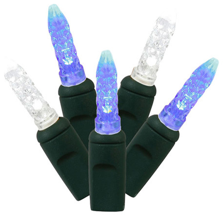 Vickerman 70 Light LED Mu Lighting and GW M5 Icicle Clear Lights EC Set ...
