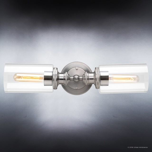 Luxury Industrial Bathroom Vanity Light, Lincoln Series - Industrial ...