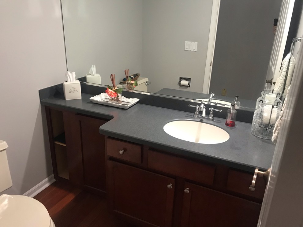 Please help me style this ugly powder room!