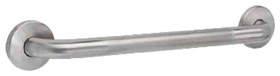 18-in. x 1.25-in. Grab Bar Satin Nickel Stainless Steel - Modern - Grab ...