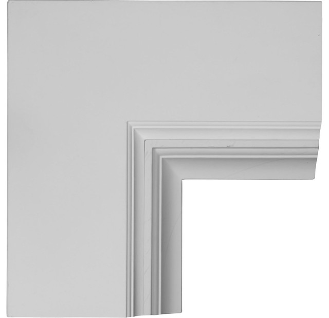 14"W x 4"P x 14"L Perimeter Inside Corner for 8" Deluxe Coffered ...