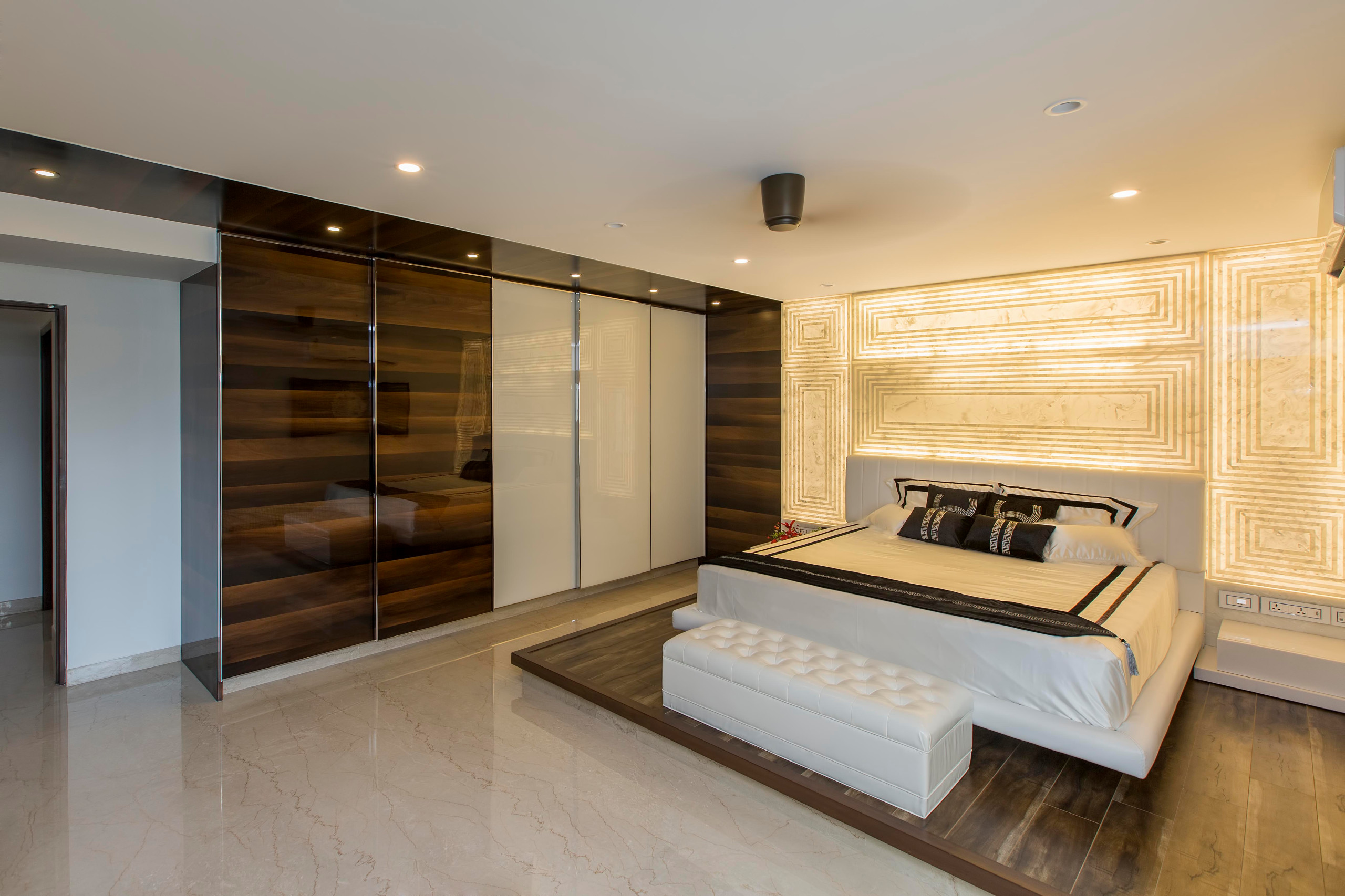 25 Super Stylish & Functional Wall-to-Wall Wardrobe Designs