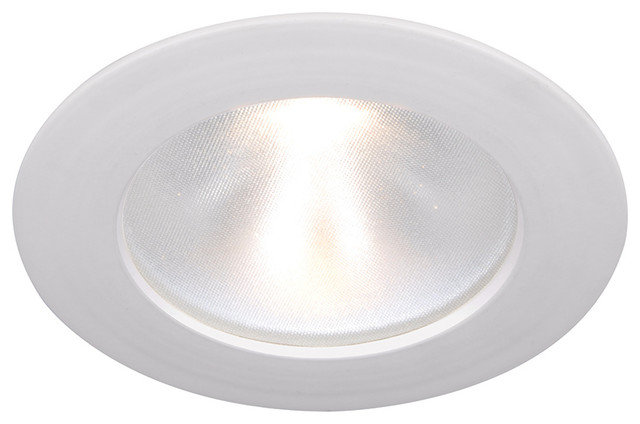 Tesla PRO 3.5" LED Round Trim Glass Lens With-Light Engine 4000K Flood ...
