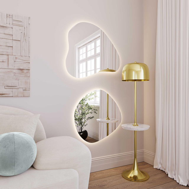 Phoebe LED Teardrop Wall Mirror - Mirror - Modern - Bathroom Mirrors ...