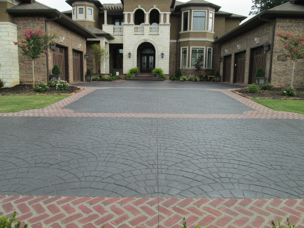 Rustic Stamped Concrete Patios, Pool Decks and Hardscapes - Rustic ...