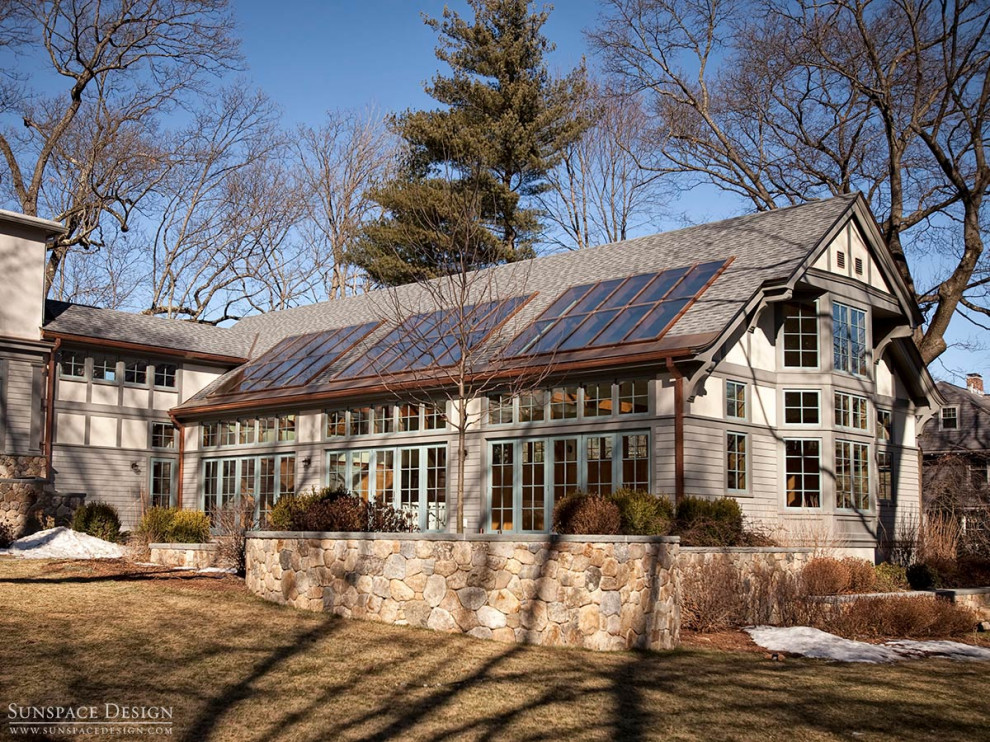 Newton, MA Pool Enclosure - Contemporary - Conservatory - Boston - by ...