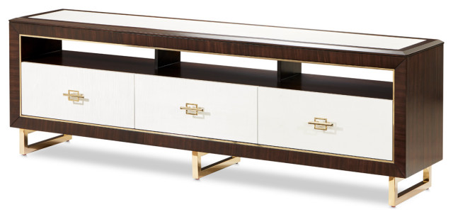 Belmont Place Media Cabinet Espresso - Contemporary - Entertainment ...