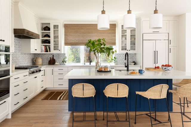 Kitchen of the Week: White, Wood and Blue With a Youthful Vibe