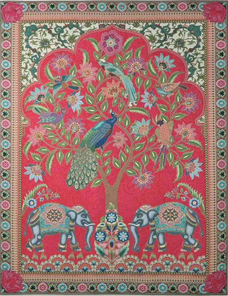 Asian Elephants tapestry - Traditional - Tapestries - by J. Thomas ...