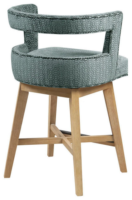 Madison Park Counter Stool Glenwood Armed Swivel Counter Height ...