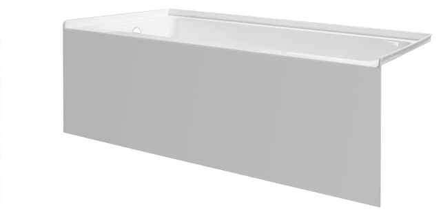 Valley Acrylic Above Floor Rough In pSPACE Acrylic Multi-Layered Bath ...