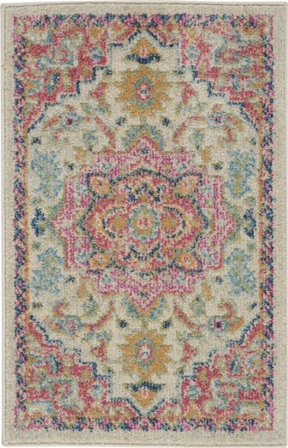 Nourison Passion Transitional Rug PSN25, 1'10"x2'10" - Mediterranean ...