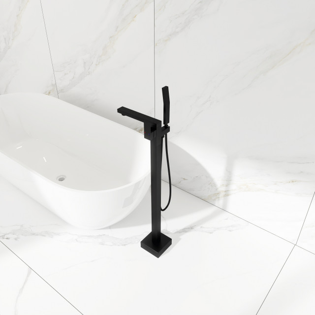 Freestanding Tub Shower Claw Foot Faucet With Handheld Spout ...