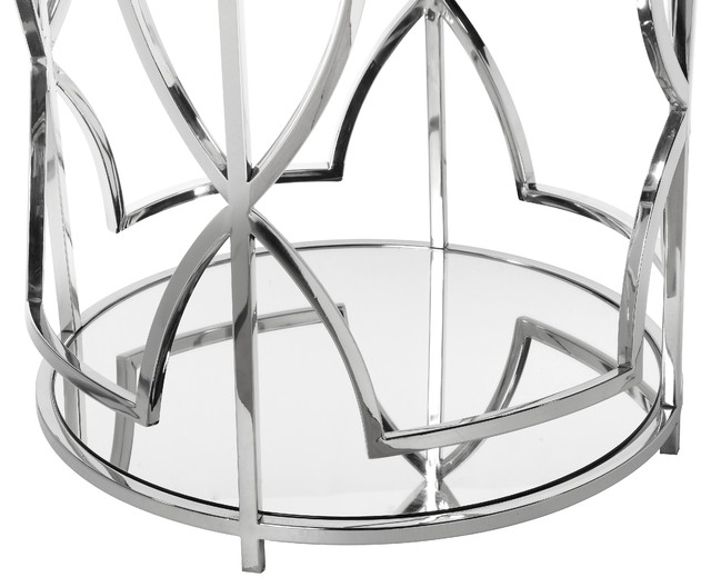 Edward Round Side Table - Contemporary - Side Tables And End Tables ...