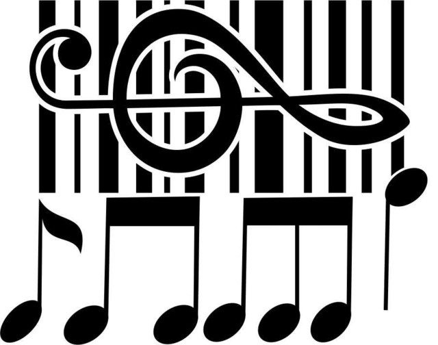 Music Notes Decal, Mural, 20x20", 20X20 - Contemporary - Wall Decals ...