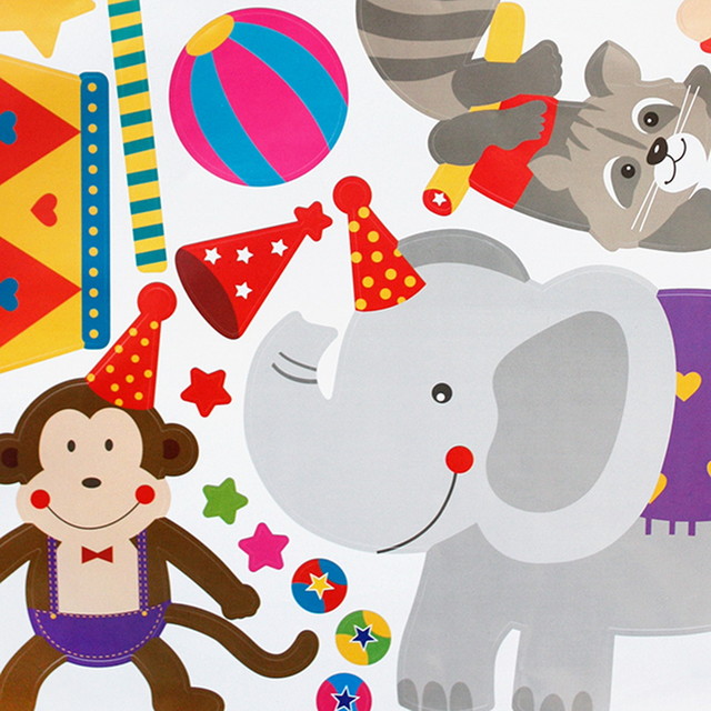 Circus - Large Wall Decals Stickers Appliques Home Decor - Contemporary ...