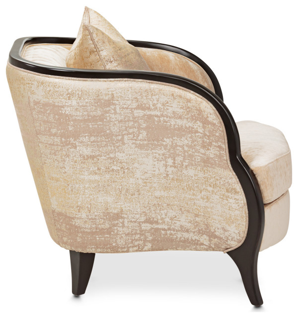 Malibu Crest Accent Chair - Honey/Dark Espresso - Transitional ...