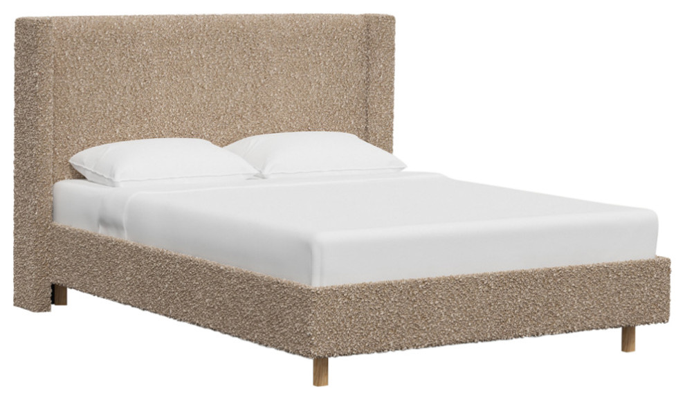 Red from Scalamandre Crafted by Cloth & Company Geneva Platform Bed ...