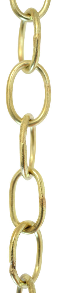 RCH Hardware Brass Loop Chandelier Chain, 3', W18 - Lighting Hardware ...