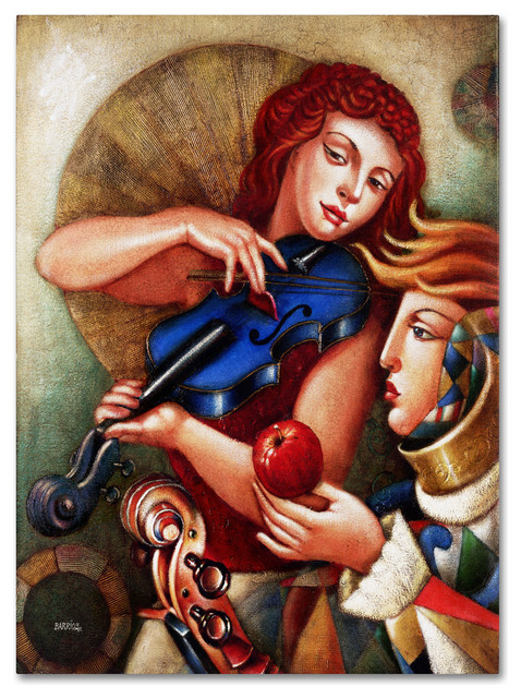 'Seduccion' Canvas Art by Edgar Barrios, 18" x 24" - Traditional ...