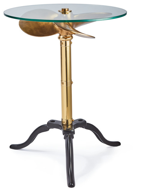 Pendulux Ship Propeller Table - Contemporary - Side Tables And End ...