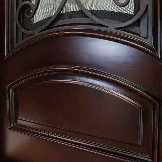 Forever Doors, Exterior Front Entry Composite Door AR07C, 36"x80", Left ...