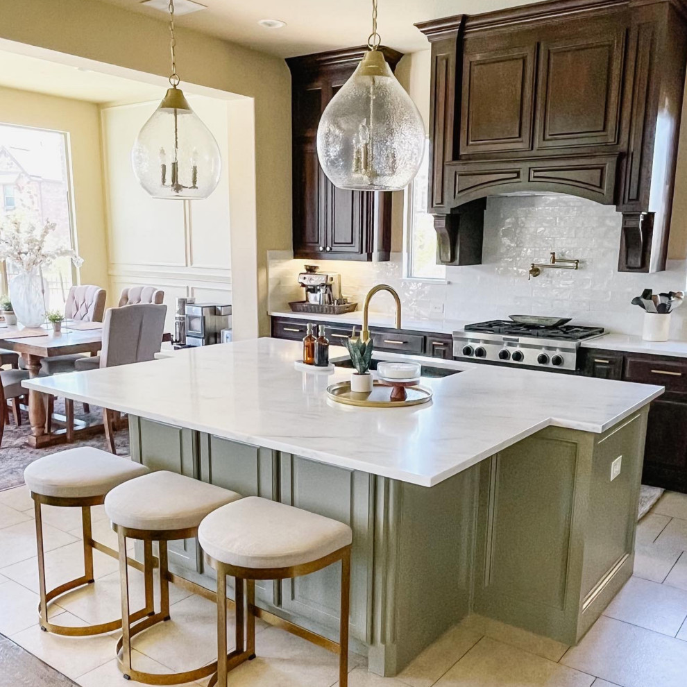 Imperial Danby Honed Marble Kitchen Counters - Transitional - Kitchen ...