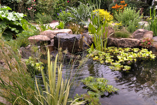 Natural pond - Traditional - Portland - by Paradise Restored ...