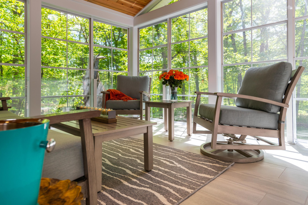 Screen Room Addition - Modern - Sunroom - Minneapolis - by mackmiller ...