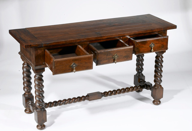 3 Drawer Console Table - Traditional - Console Tables - by Orchard ...