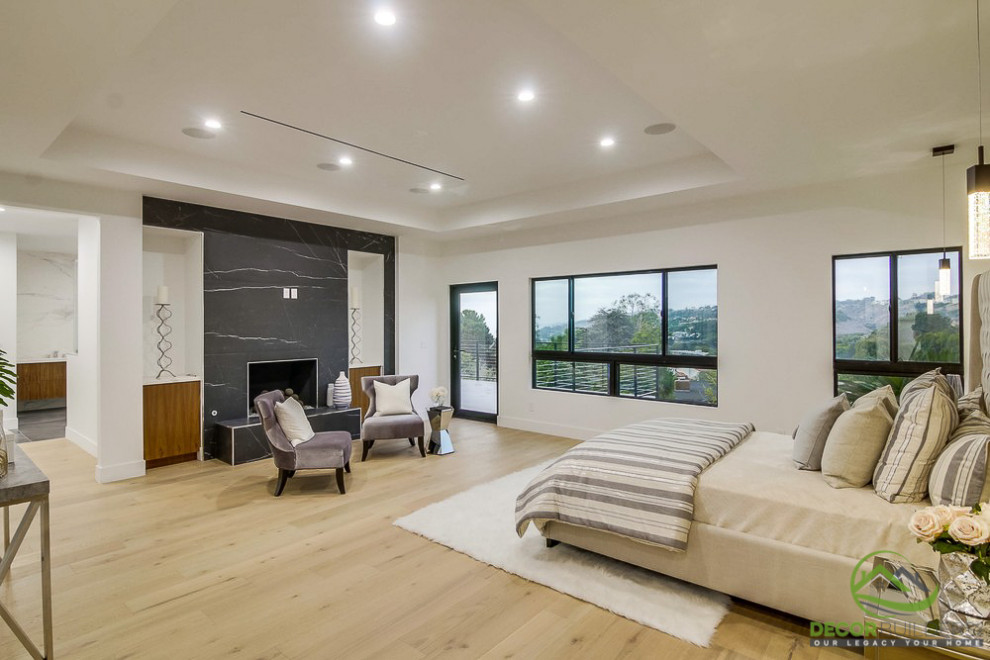 Hillsborough, CA- Custom Home - Modern - Bedroom - San Francisco - by ...