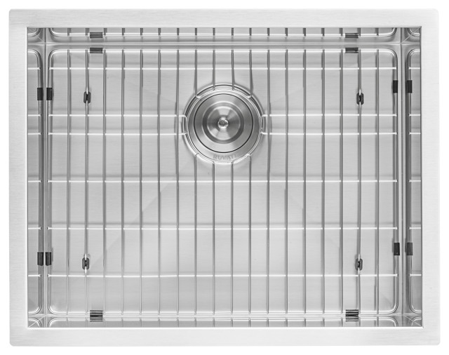 24-inch Deep Laundry Utility Sink Undermount 16 Gauge Stainless Steel ...