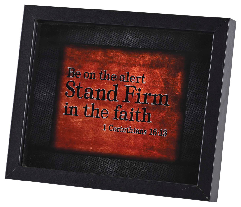 Framed Art Be On Alert Stand 10x8 - Contemporary - Prints And Posters ...