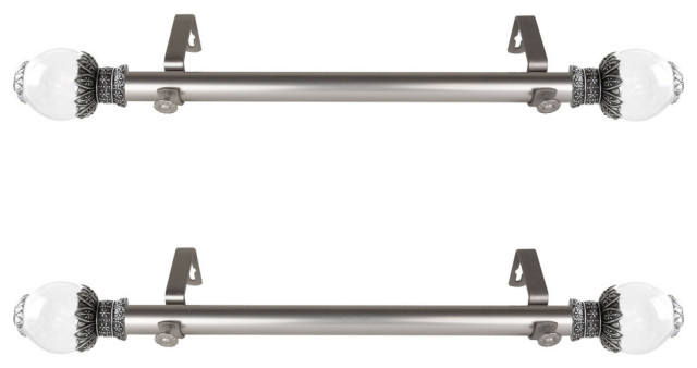 Glossy Side Curtain Rods 12-20" - Traditional - Curtain Rods - by Rod ...