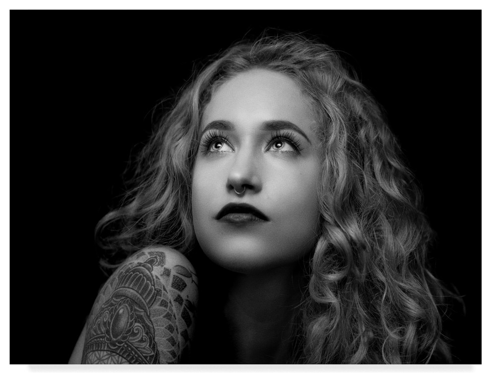 Nick Van Dijk 'Sophie Jane Portrait' Canvas Art, 19"x14" - Contemporary ...