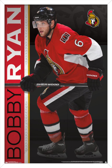 NHL Ottawa Senators - Bobby Ryan 13, 22.375" x 34" - Contemporary ...