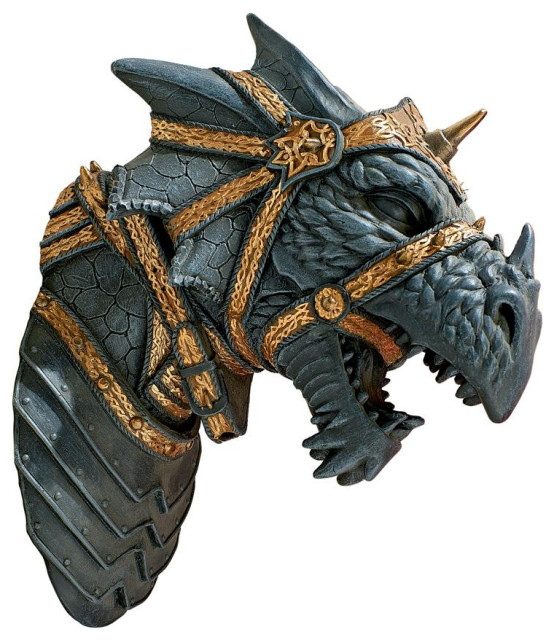 Design Toscano War Dragon Wall Statue - Contemporary - Wall Sculptures ...