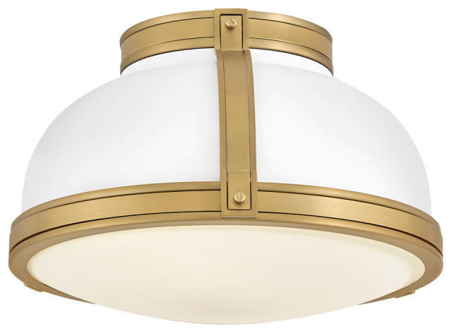 Hinkley Barton Flush Mount Light, 14.25" - Transitional - Flush-mount Ceiling Lighting - by ...