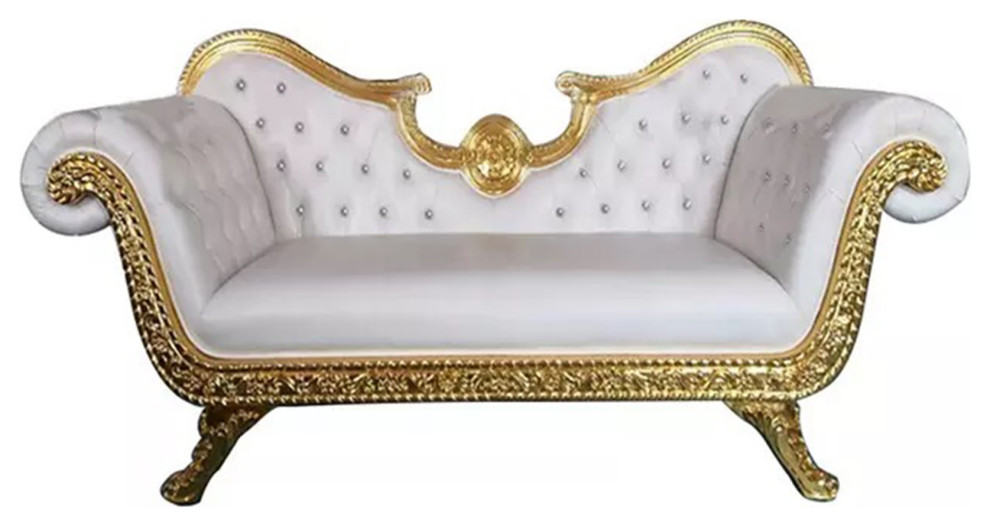 Infinity Horned Chaise Lounge - Victorian - Indoor Chaise Lounge Chairs ...