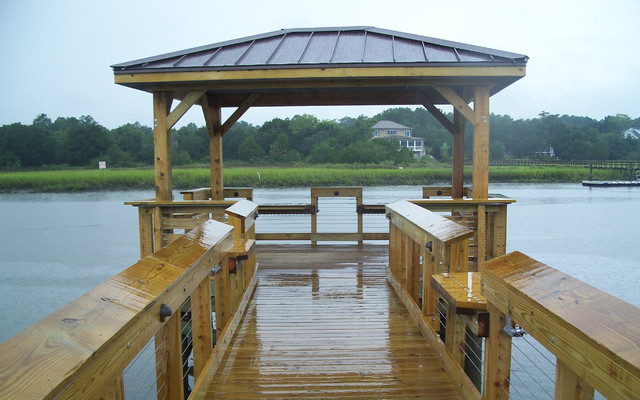 McClellanville Fishing Pier - Traditional - Patio - Charleston - by Jon ...