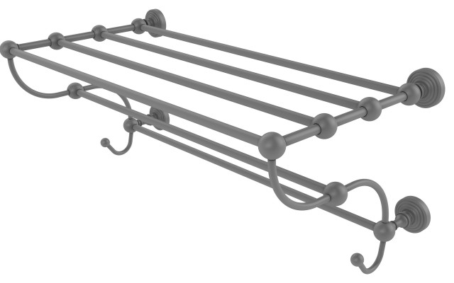 Waverly Place Collection 24" Train Rack Towel Shelf, 36" - Traditional ...