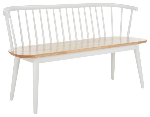 Safavieh Blanchard Spindle Bench, #N/A - Midcentury - Dining Benches ...