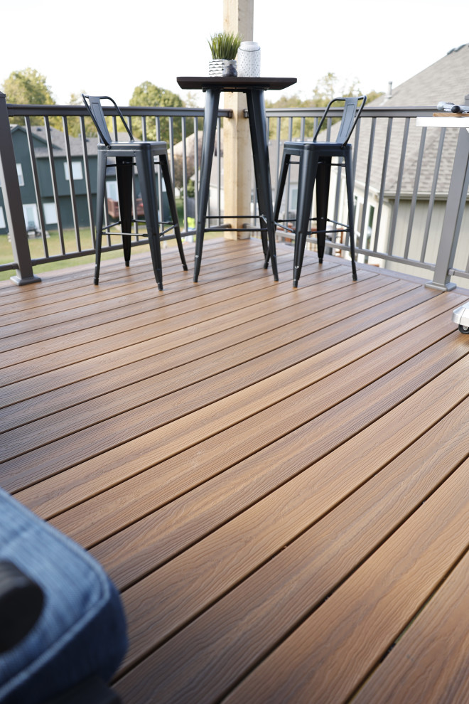 Sophisticated Simplicity - Spiced Teak Composite Decking & A210 ...