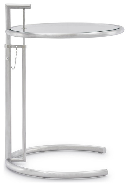 Modern Aileen Side Table - Clear Glass - Contemporary - Side Tables And ...