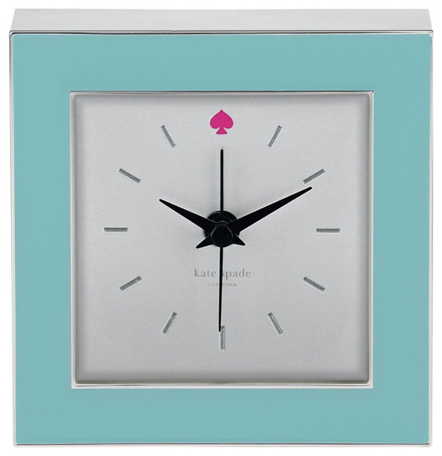 kate spade new york Cross Pointe Turquoise Clock - Contemporary - Wall ...